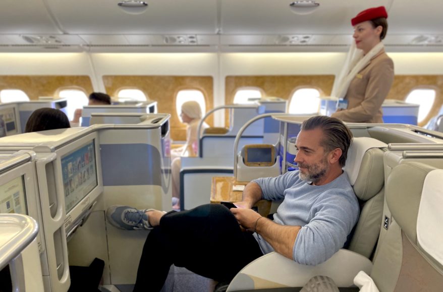 Genuss über den Wolken: Unser Emirates Business Class Erlebnis ...